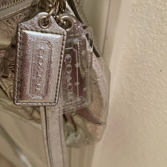 Coach | Bags | Coach Metallic And Lilac Star Purse | Poshmark